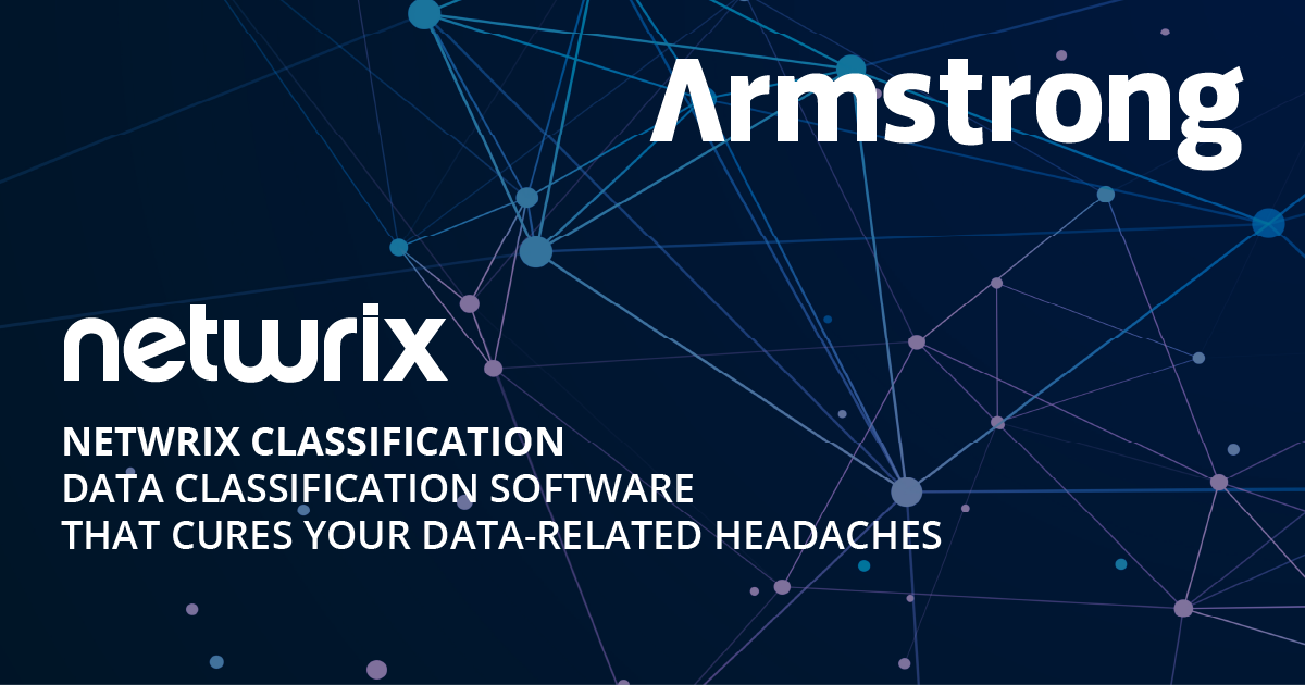 Netwrix Data Classification | Armstrong