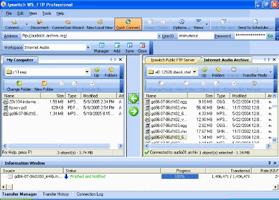 WS_FTP Professional | Armstrong