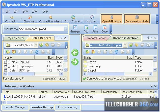 WS_FTP Professional | Armstrong