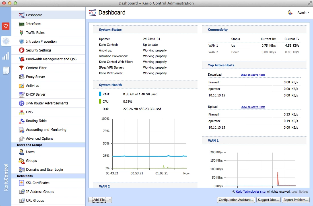 Kerio Control - Unified Threat Management Firewall | Armstrong