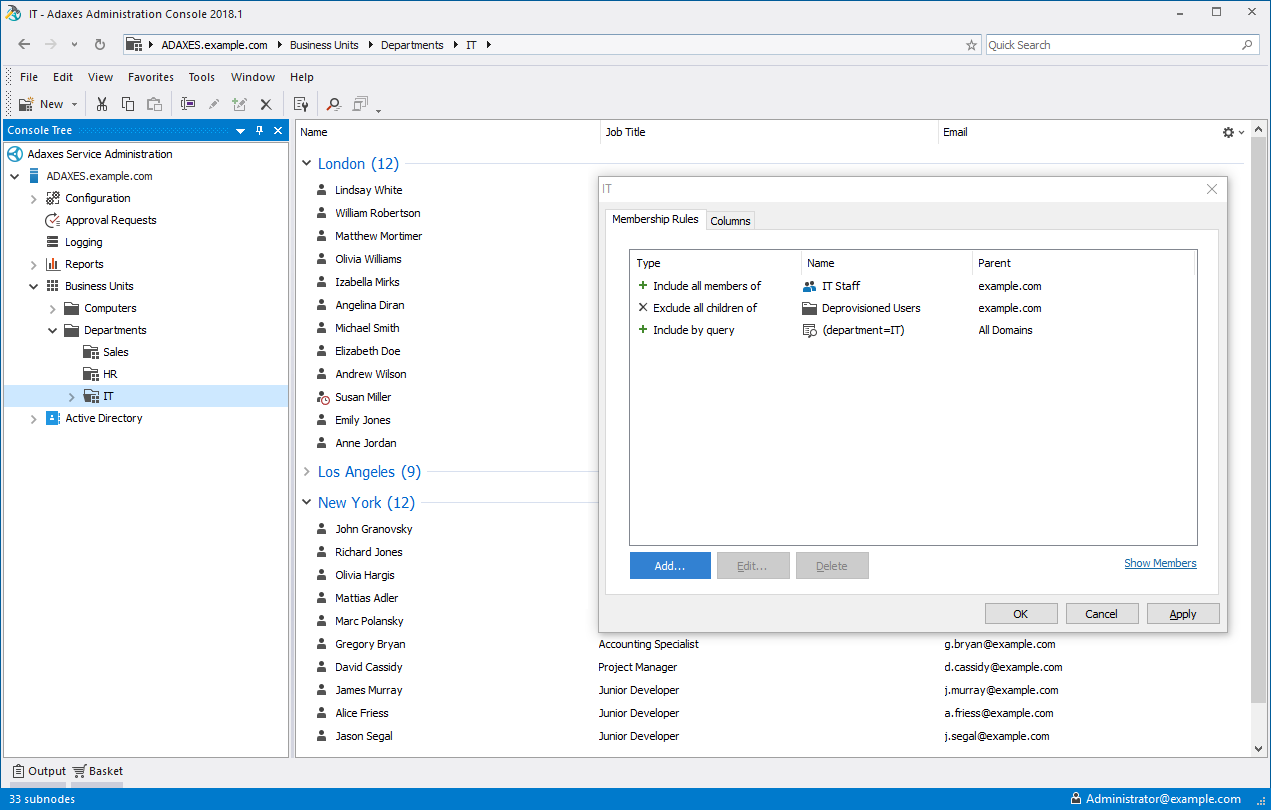 Adaxes Screenshots and Images | Armstrong
