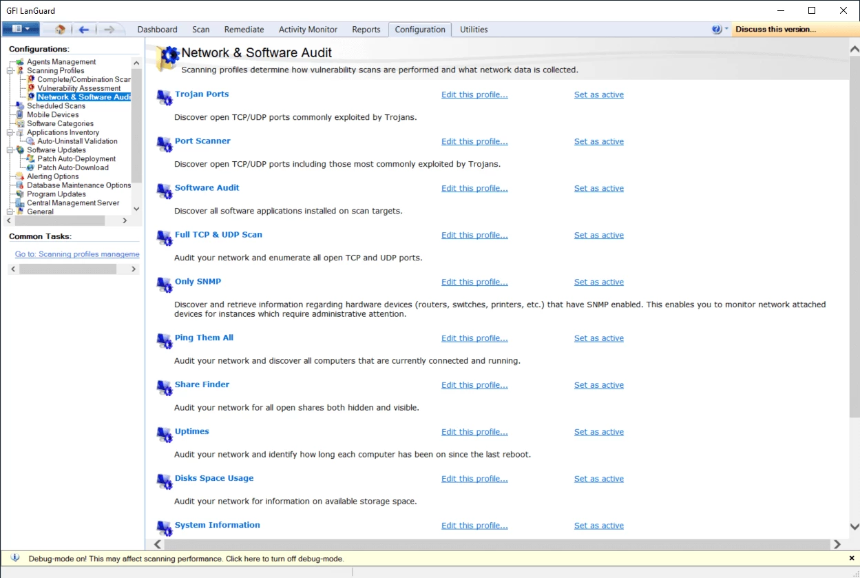 GFI LanGuard - Vulnerability Scan & Patch Management | Armstrong