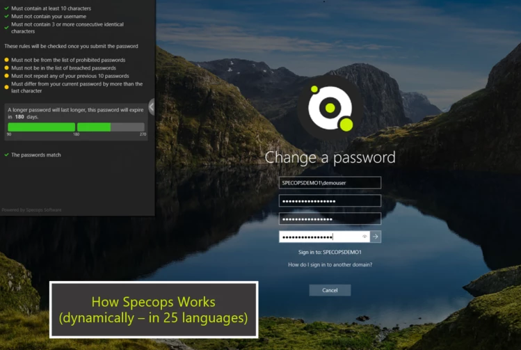 Specops Password Policy for Active Directory | Armstrong